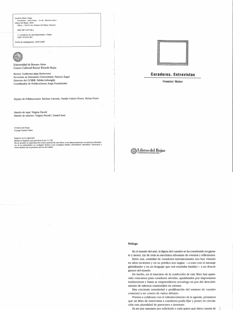 Gumier Maier, Jorge, _Prólogo_, _Rafael Cippolini_ y _Marcelo Pacheco ...