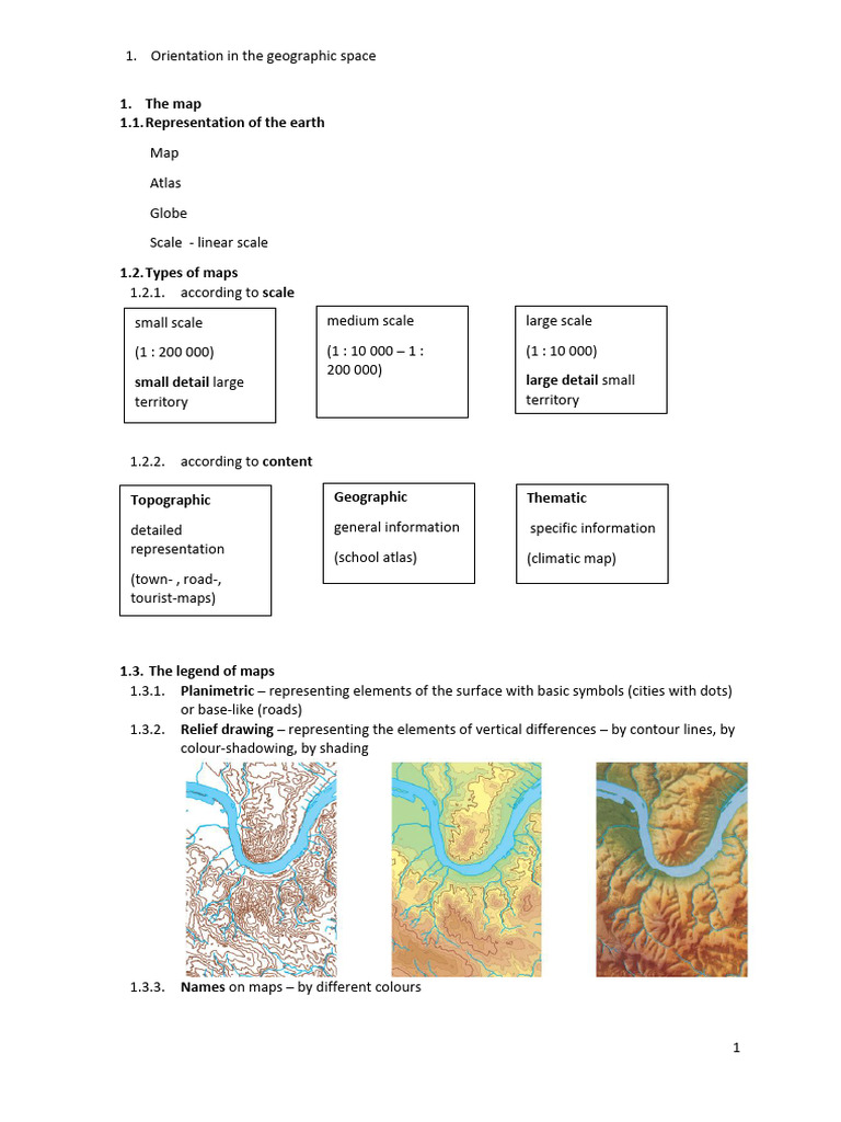 1.The map | PDF | Map | Remote Sensing