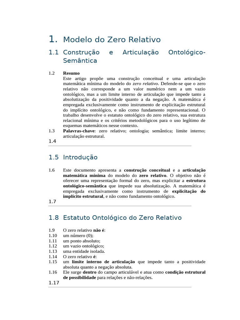 Zero Relativo e Vacuo Quantico. | PDF | Mecânica Quântica | Ontologia