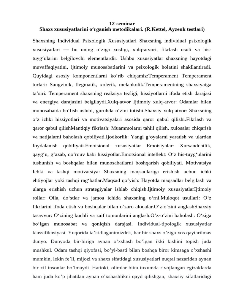 12 Seminar Uzb | PDF