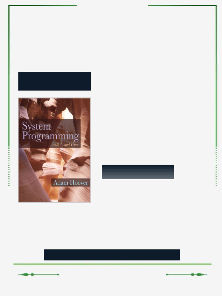 System Programming with C and Unix 1st Edition Adam Hoover ebook 2026 ultimate pdf | PDF ...