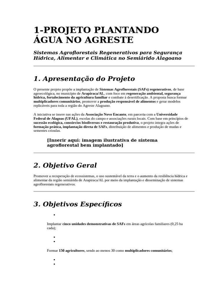 Sistemas Agroflorestais no Agreste Alagoano | PDF | Agricultura ...