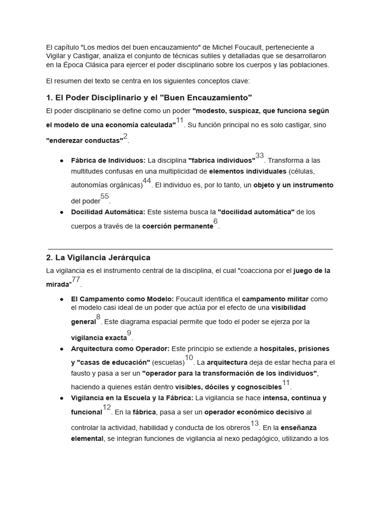 _Los Medios Del Buen Encauzamiento_ de Michel Foucault, Perteneciente a ...