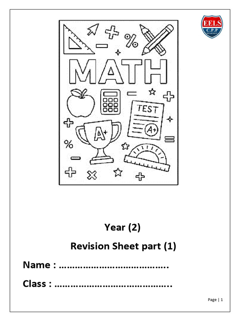 Year 2 Revision Sheet Final Part One-2 260107 003109 | PDF