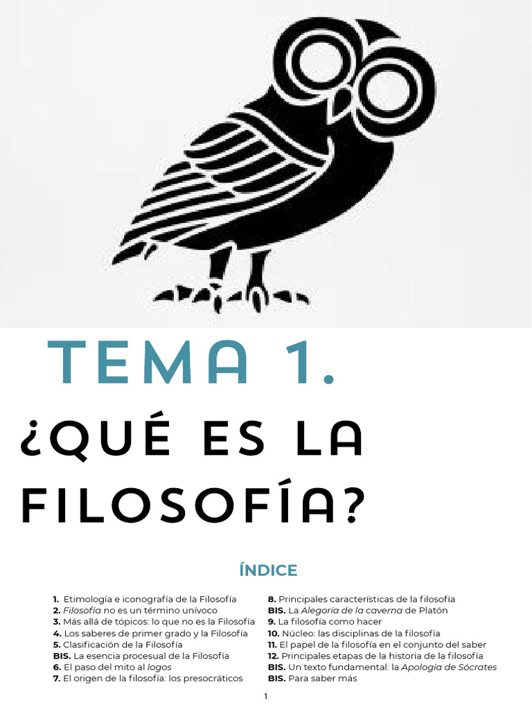 T1. Qué Es La Filosofía. Una Introducción (Canva Def.)-Numerado | PDF ...