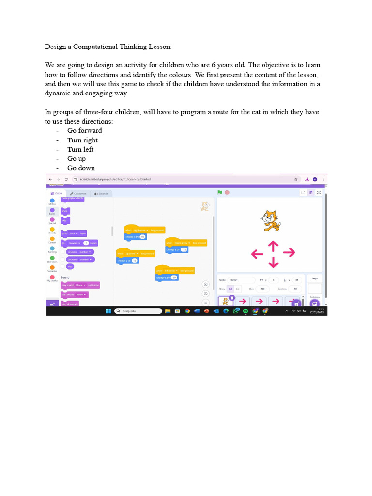 Computational Thinking Lesson for Kids | PDF