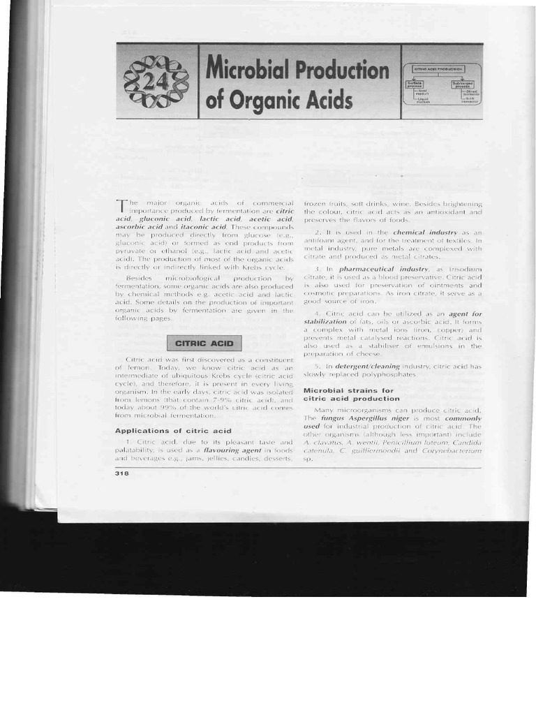 Citric Acid | PDF