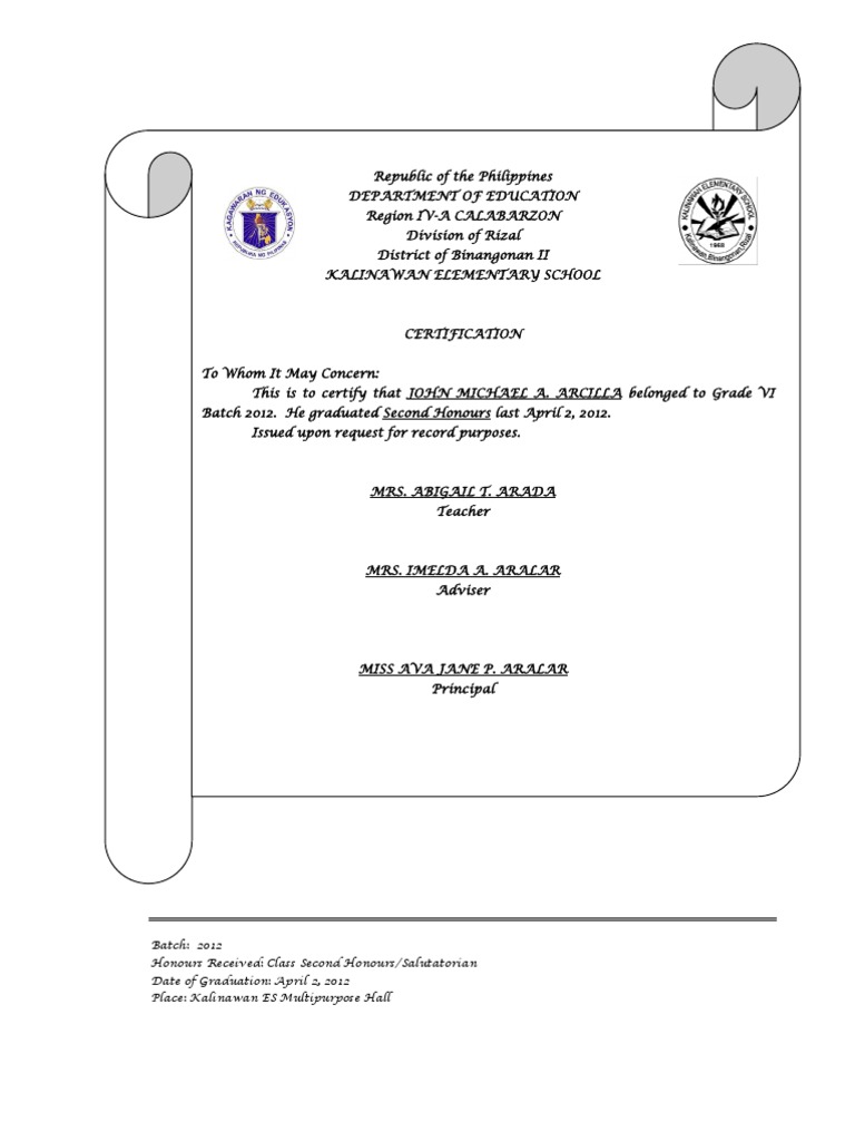 Certificate of GMC | PDF