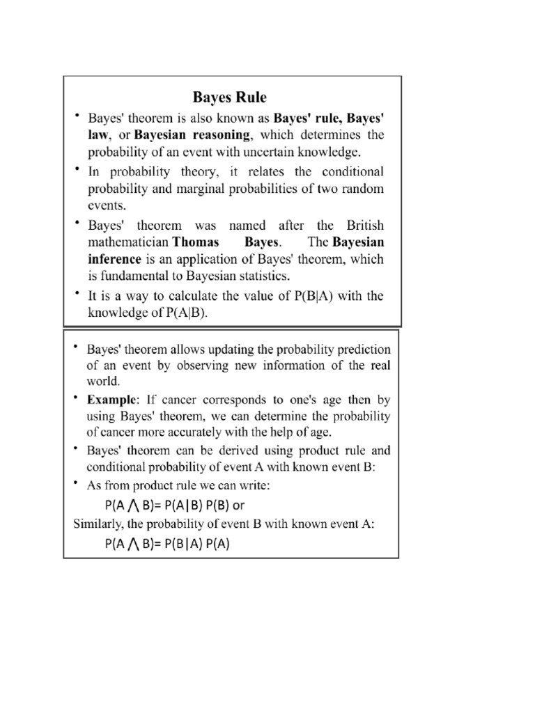 Bayes Rule | PDF