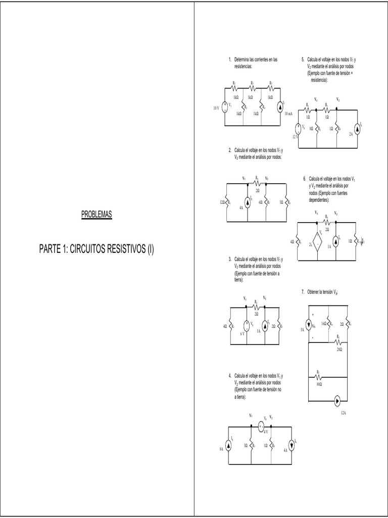 Enunciados+Prob CR1 | PDF | Electricidad | Electromagnetismo