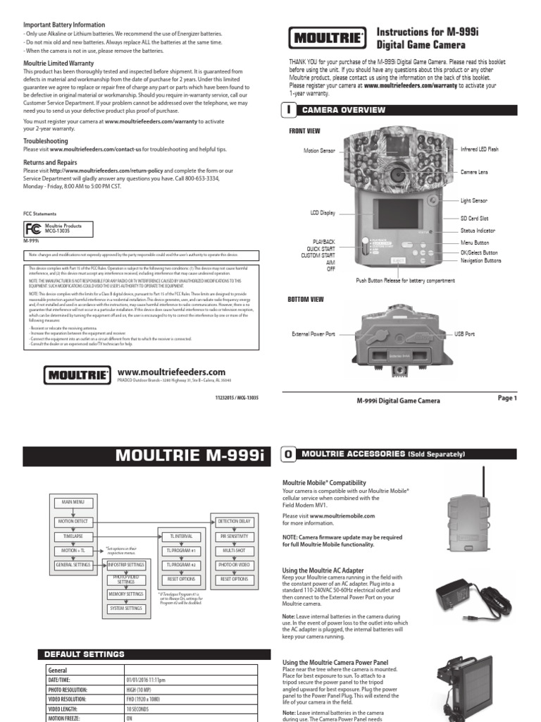 M-999i (2016) manual_ENGLISH_11-23-25 | PDF | Camera | Radio
