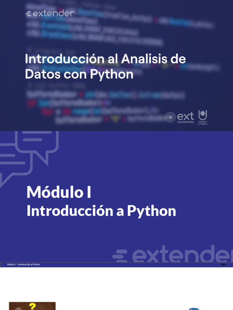 Modulo I _ Introducción a Python - Parte I | PDF | Python (lenguaje de programación) | Objeto ...