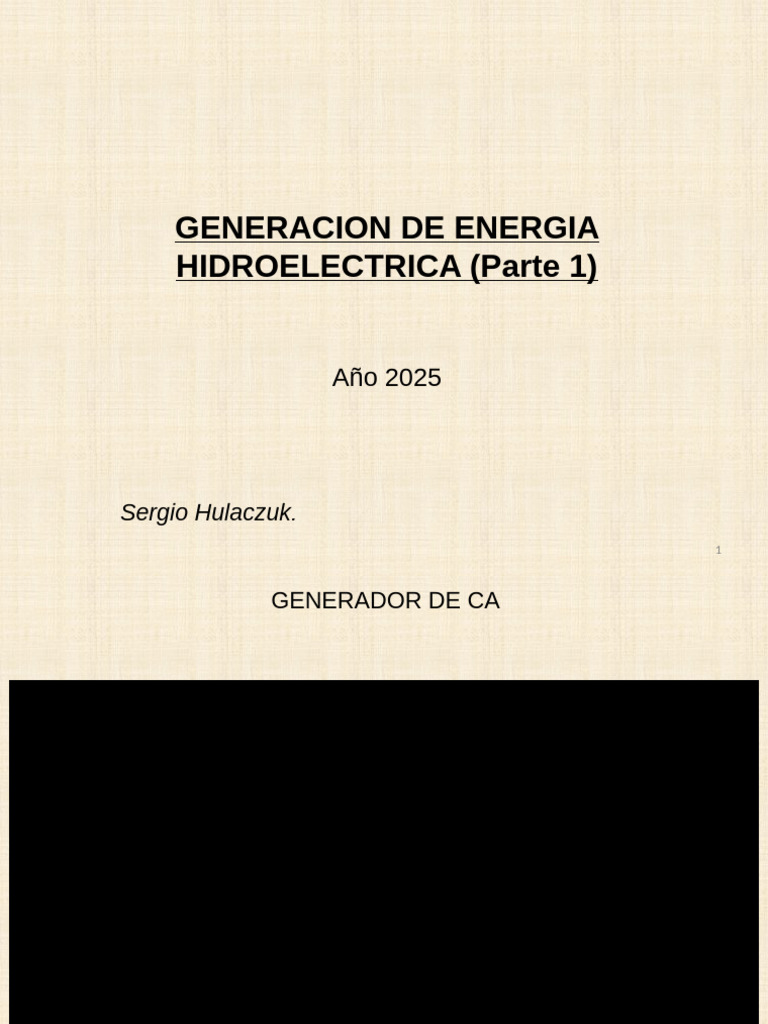 TP Hidro Parte 1 | PDF | Hidroelectricidad | Turbina