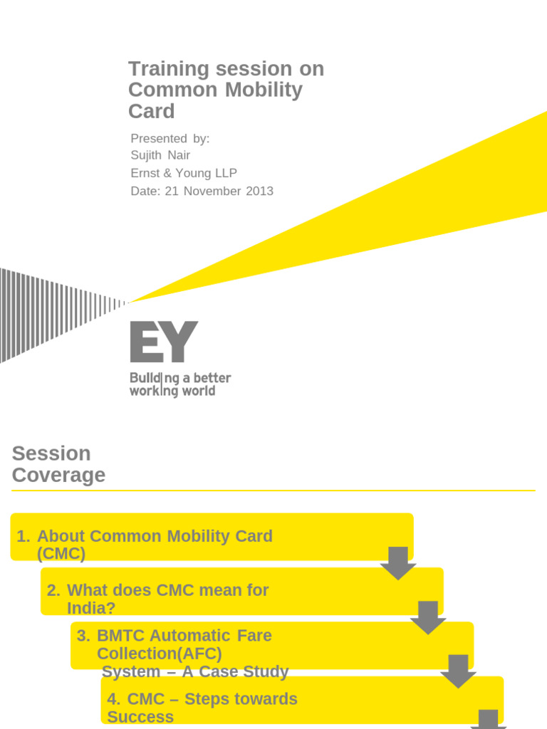 Common Mobility Card by Sujith Nair | PDF | Public Transport | Emv
