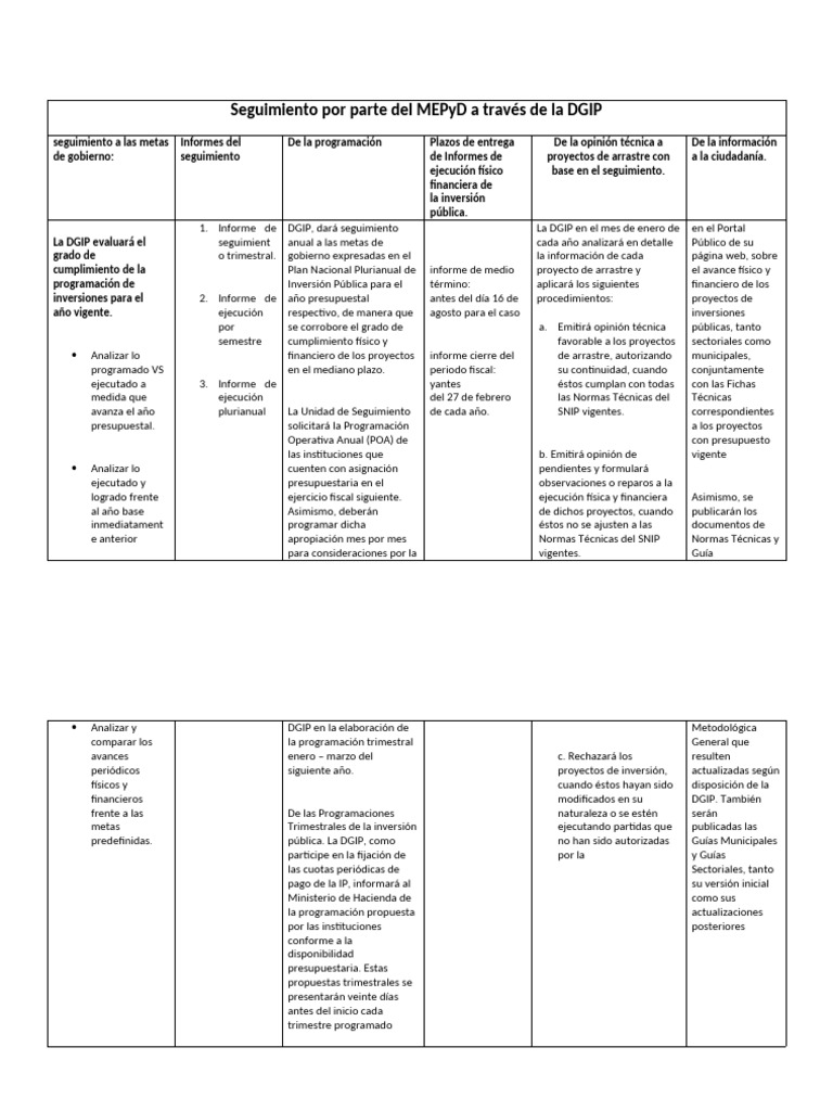 resumen SNIP | PDF