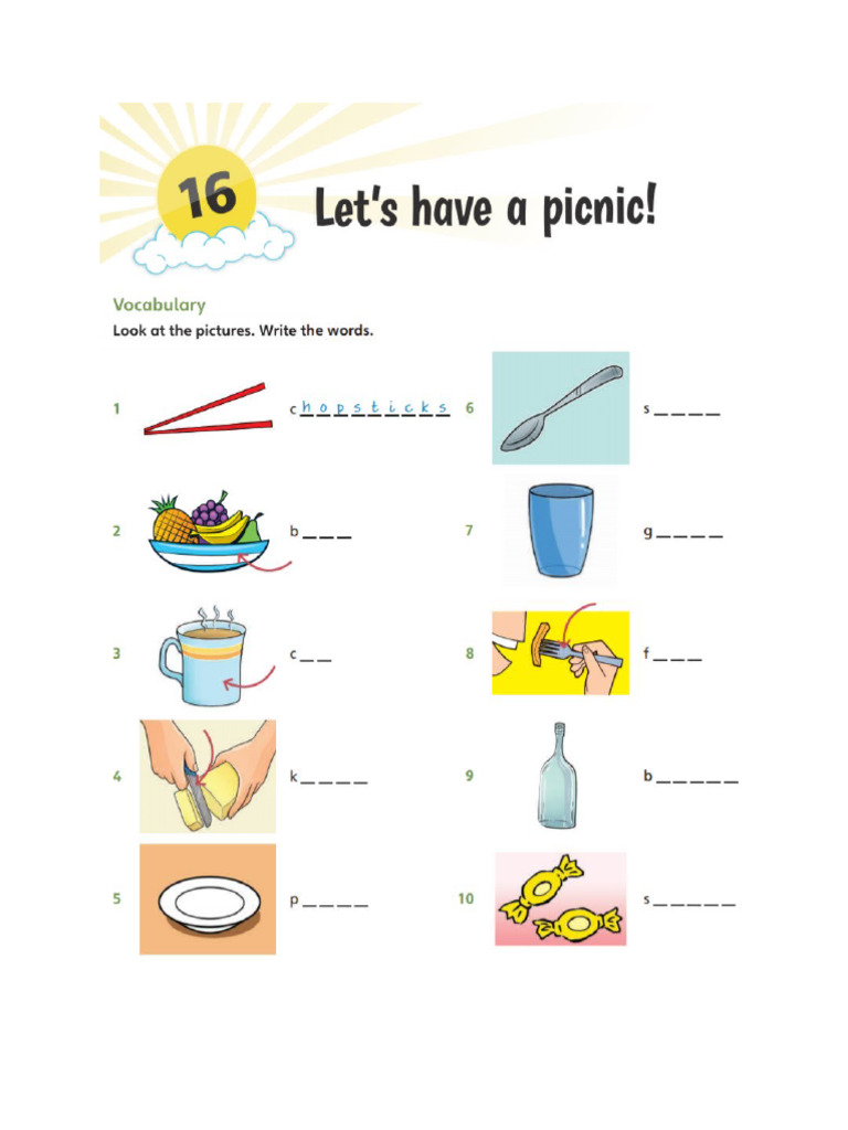 Unit 16 - Let_s Have a Picnic | PDF