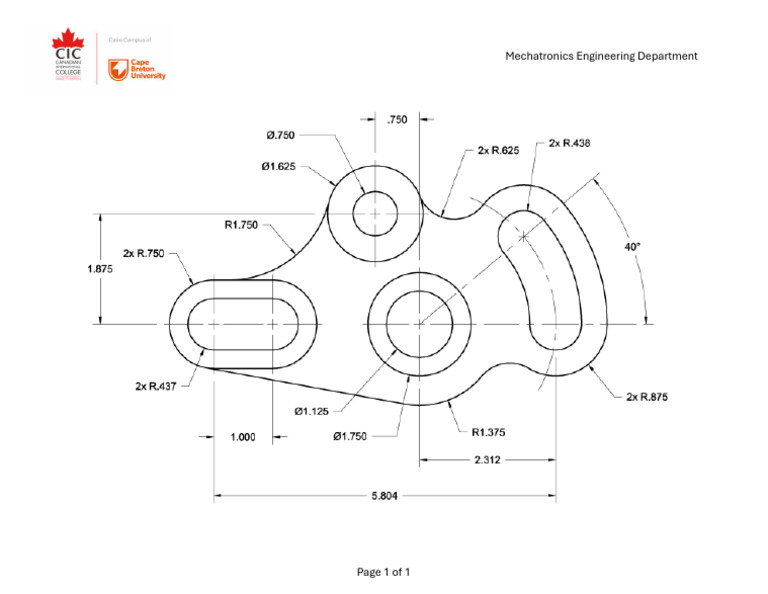 CAD Assignment #1 | PDF