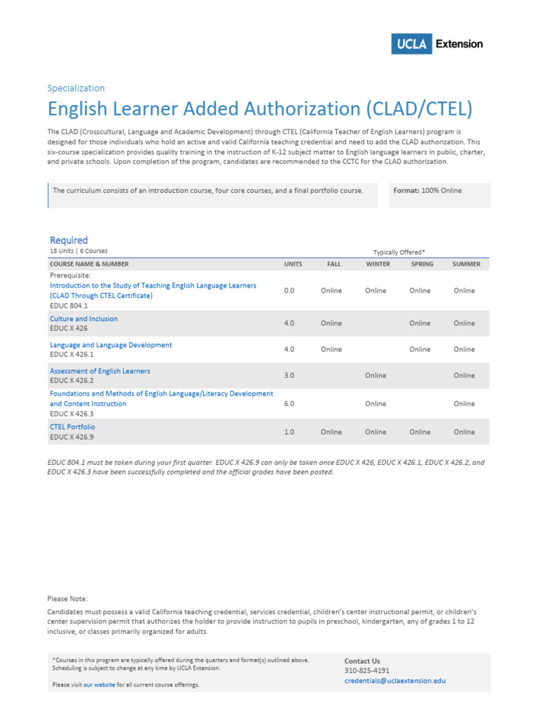 UCLA Extension-English-Learner-Added-Authorization-CLAD-CTEL ...