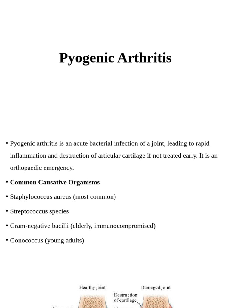 8.Pyogenic Arthritis | PDF | Arthritis | Joint