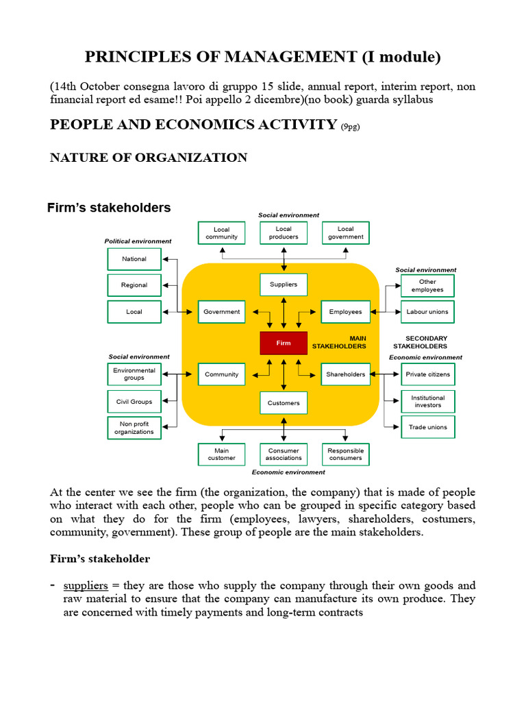Principles of Mamagement I Module | PDF | Economics | Entrepreneurship