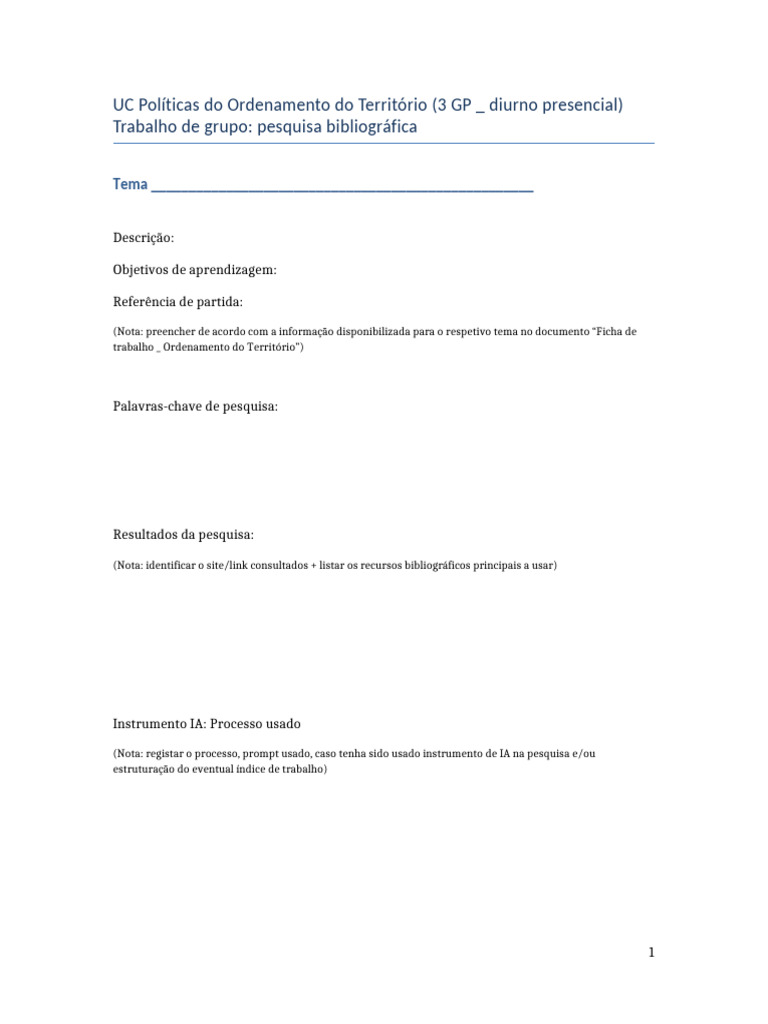 Trabalho de Grupo_registo Da Pesquisa | PDF
