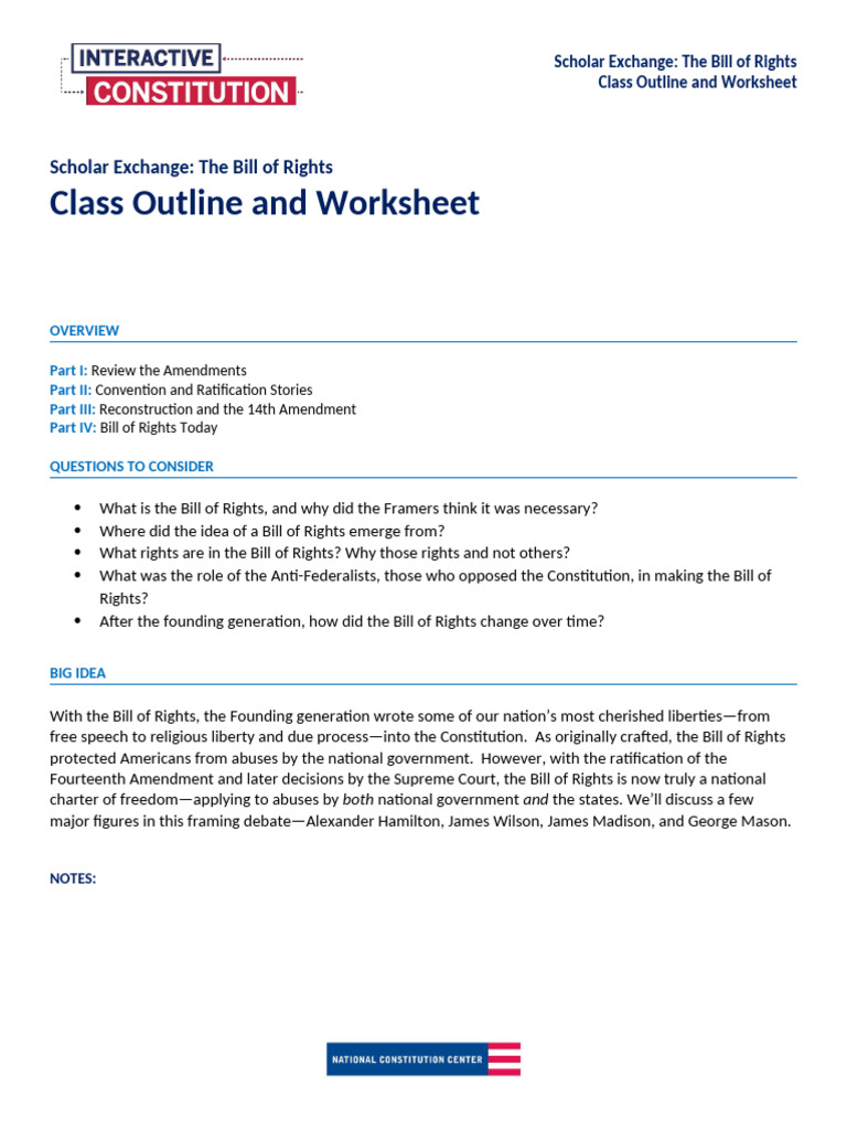 Bill of Rights Overview and Analysis | PDF | United States Bill Of ...