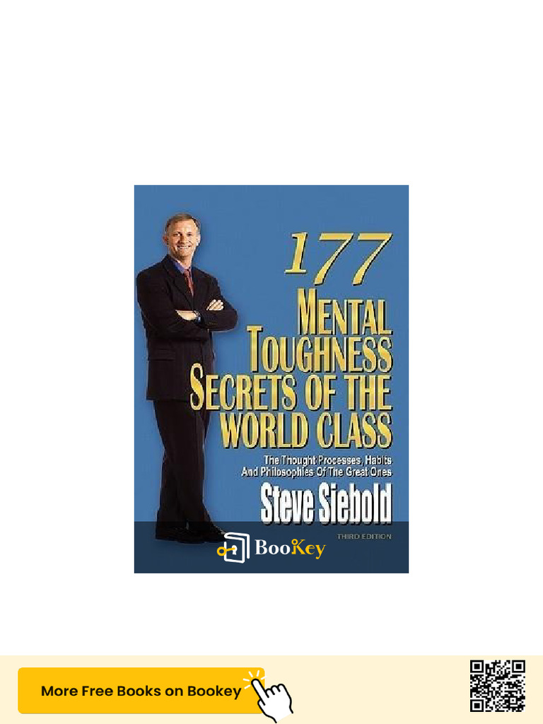 177 Mental Toughness Secrets of the World Class PDF | PDF ...
