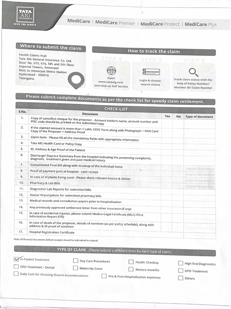 Claim Form Compressed | PDF