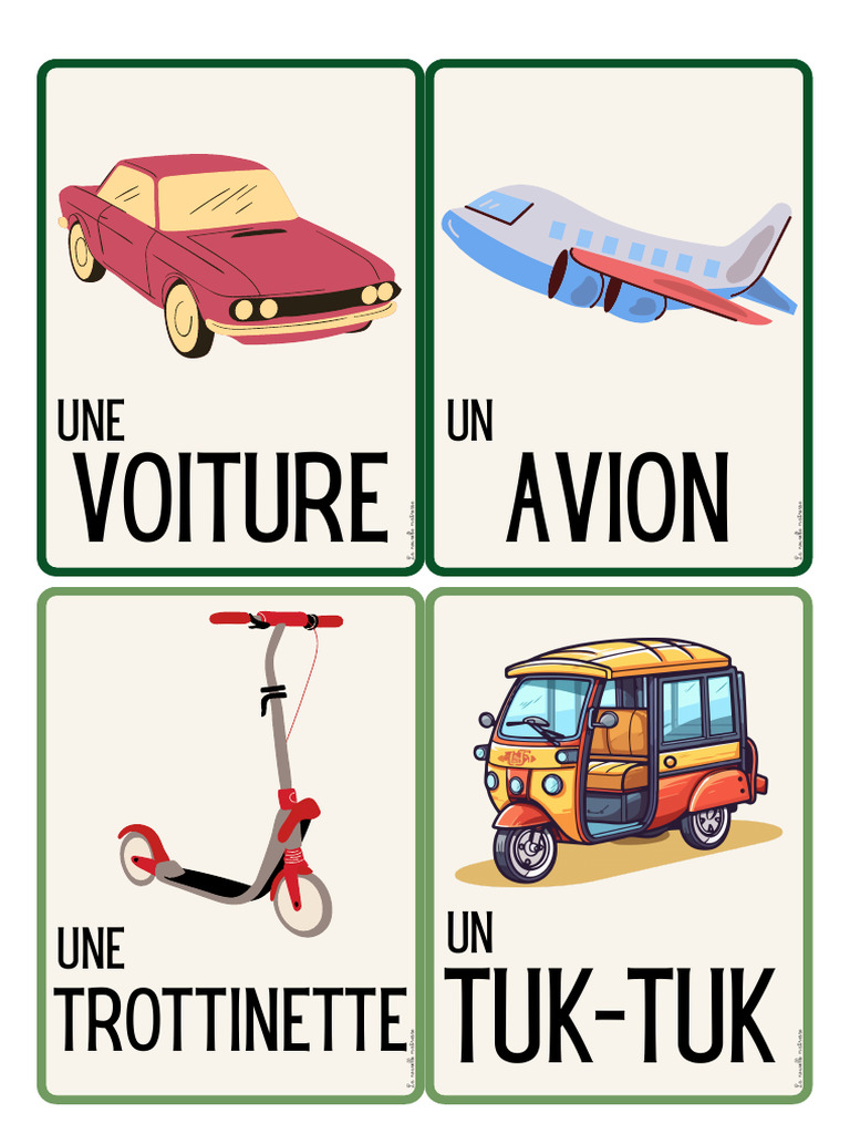 Liste de moyens de transport variés | PDF | Véhicules terrestres ...