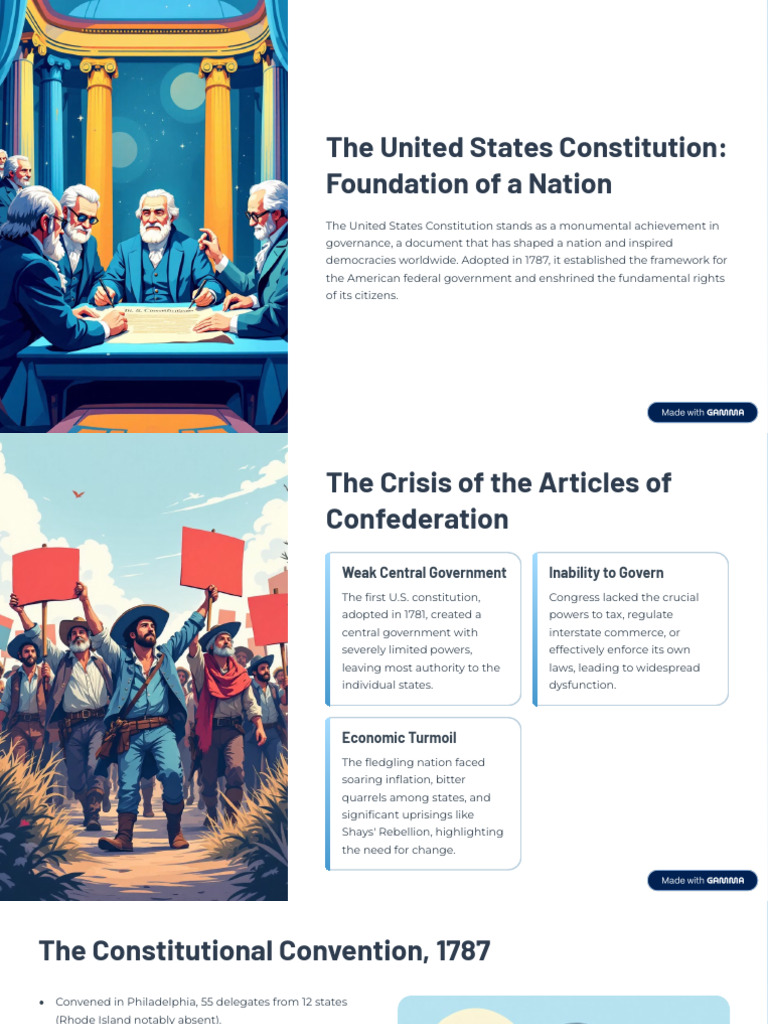 U.S. Constitution: Foundation of Democracy | PDF | United States Bill ...
