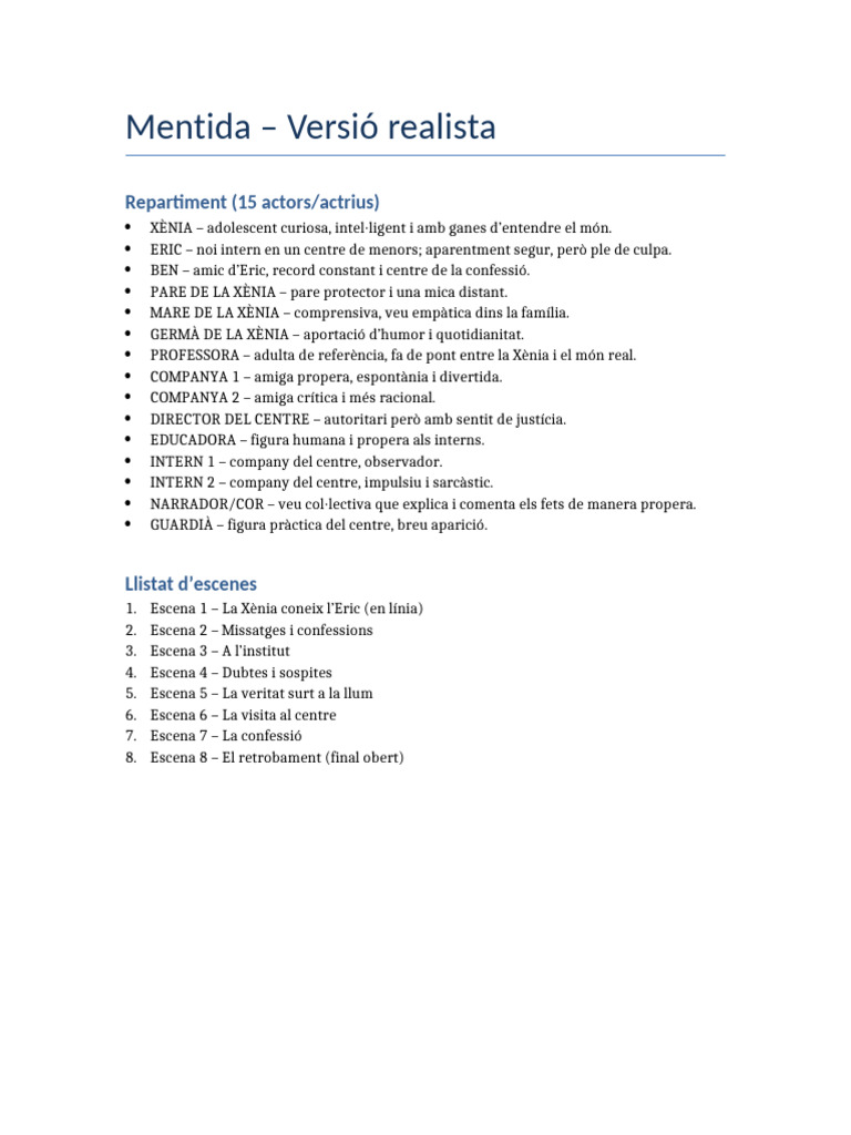 Mentida_Versio_Realista | PDF