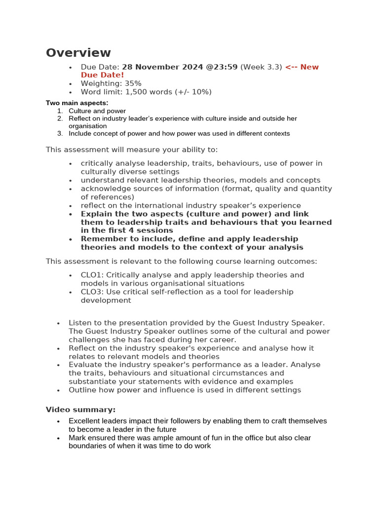 Leadership Research and Critical Reflection | PDF