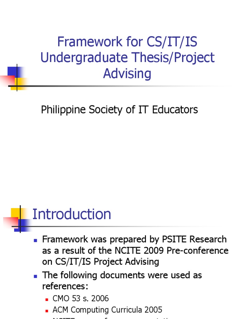 Thesis and Project Framework | PDF | Software Development | Algorithms