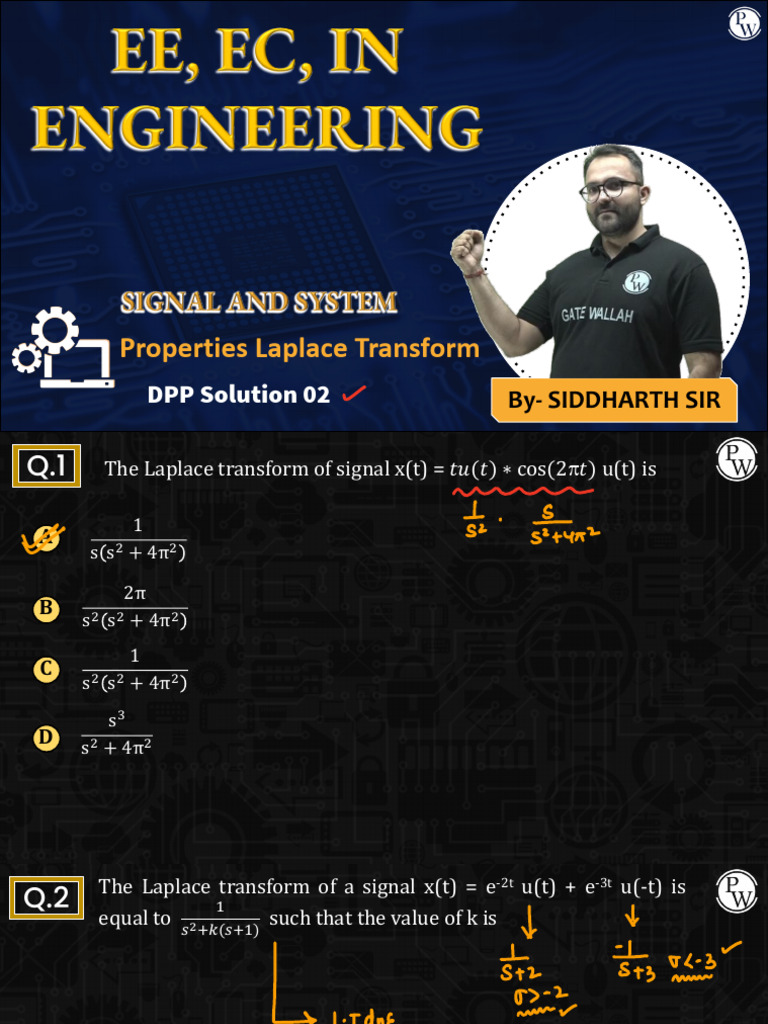 Laplace Transform Problems and Solutions | PDF | Applied Mathematics ...