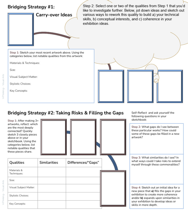 Art Bridging Strategies for Exhibitions | PDF | The Arts | Drawing