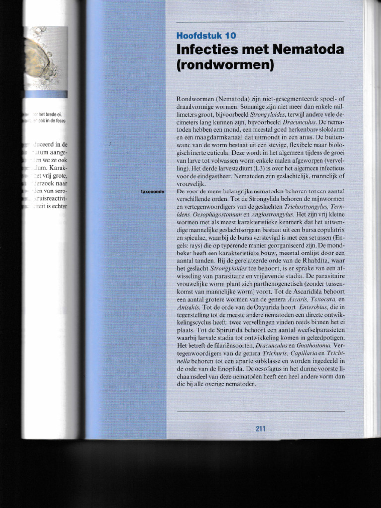 Boek medisch parasitol mijnworm, ascaris, trichuris | PDF