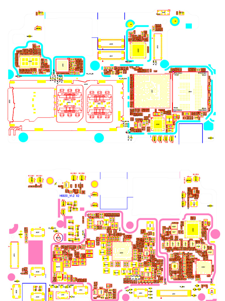 G6865 H6920 MAIN PCB V1.2 位号图 | PDF