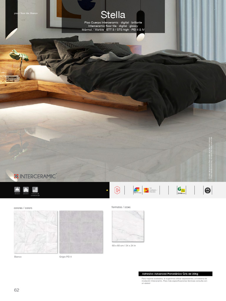 Interceramic STEL Stella MXHoja de Catalogo-005042 | PDF