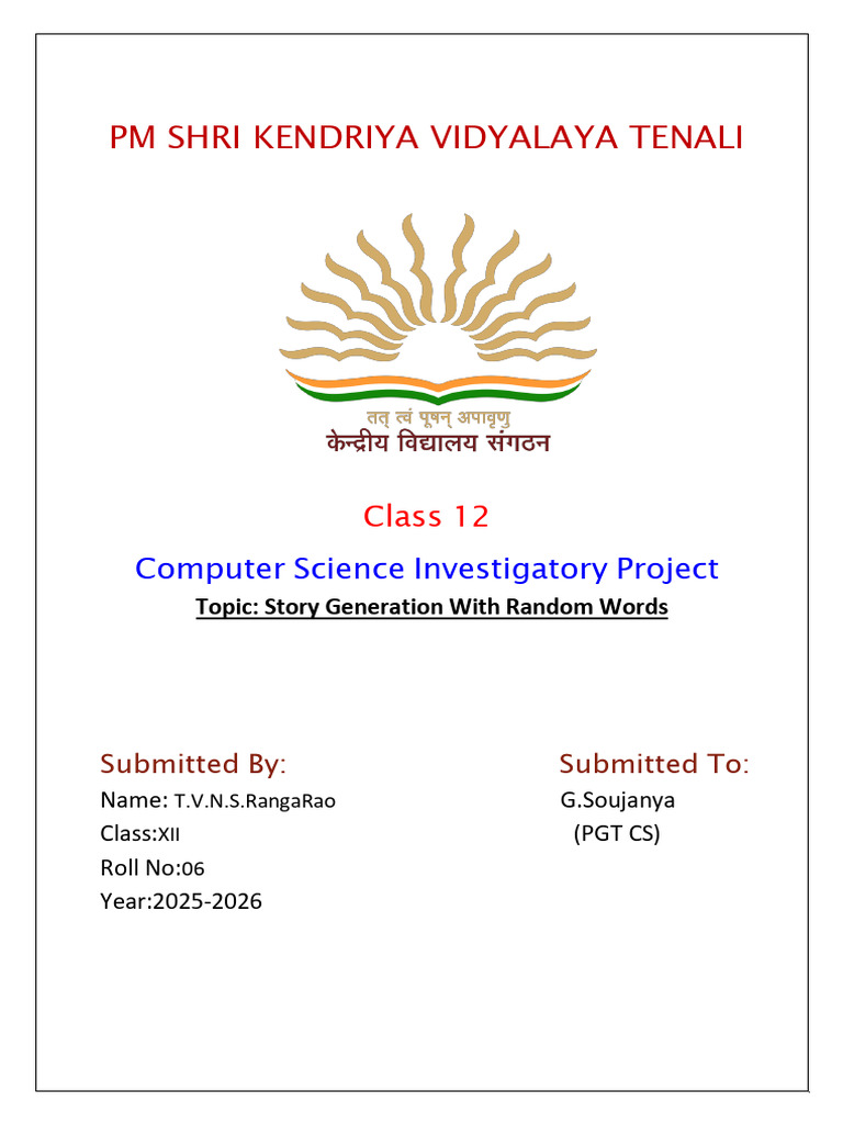 CS Project | PDF | Artificial Intelligence | Intelligence (AI) & Semantics