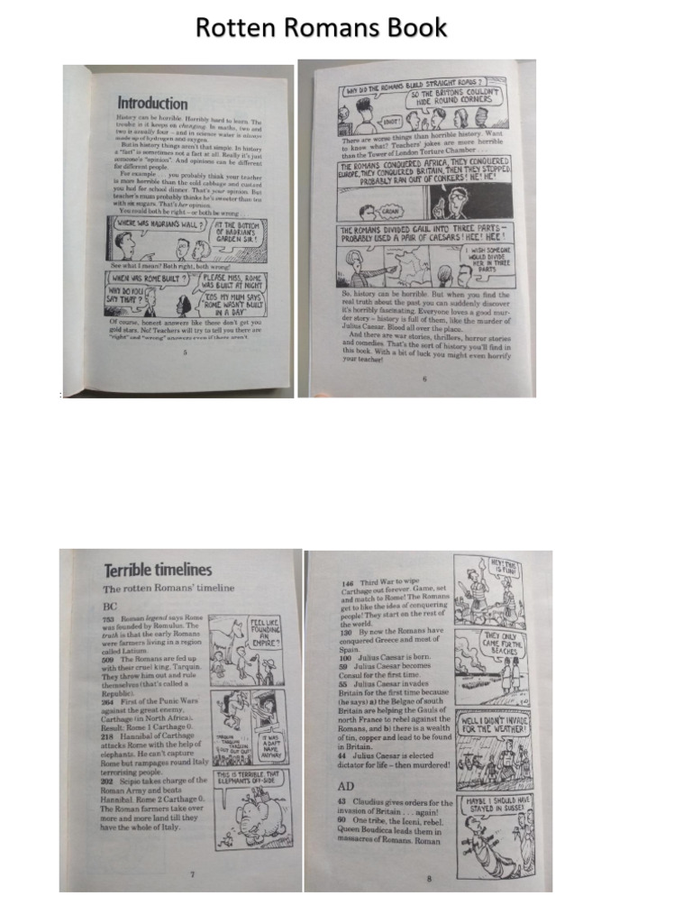 Rotten Romans Book | PDF