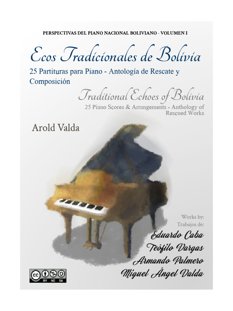 Bolivian Piano Sheet Music: 25 Traditional Cuecas, Bailecitos & Scores ...