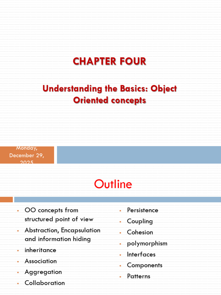 Chapter 4 | PDF | Class (Computer Programming) | Inheritance (Object Oriented Programming)