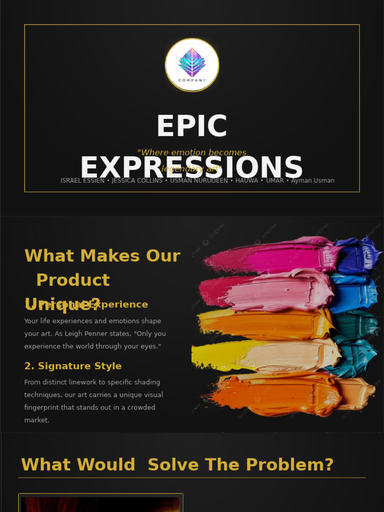 Epic Expressions Business Plan (1) | PDF | Cognition | Communication