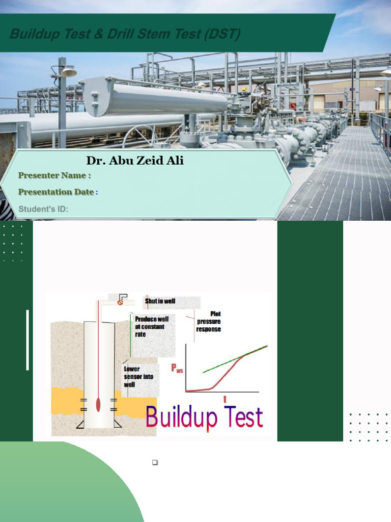 Well Test _ Buildup Test & Drill Stem Test (DST) | PDF | Petroleum ...