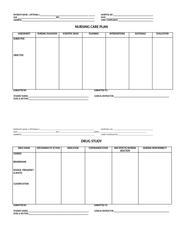 Ncp Drug Study | PDF