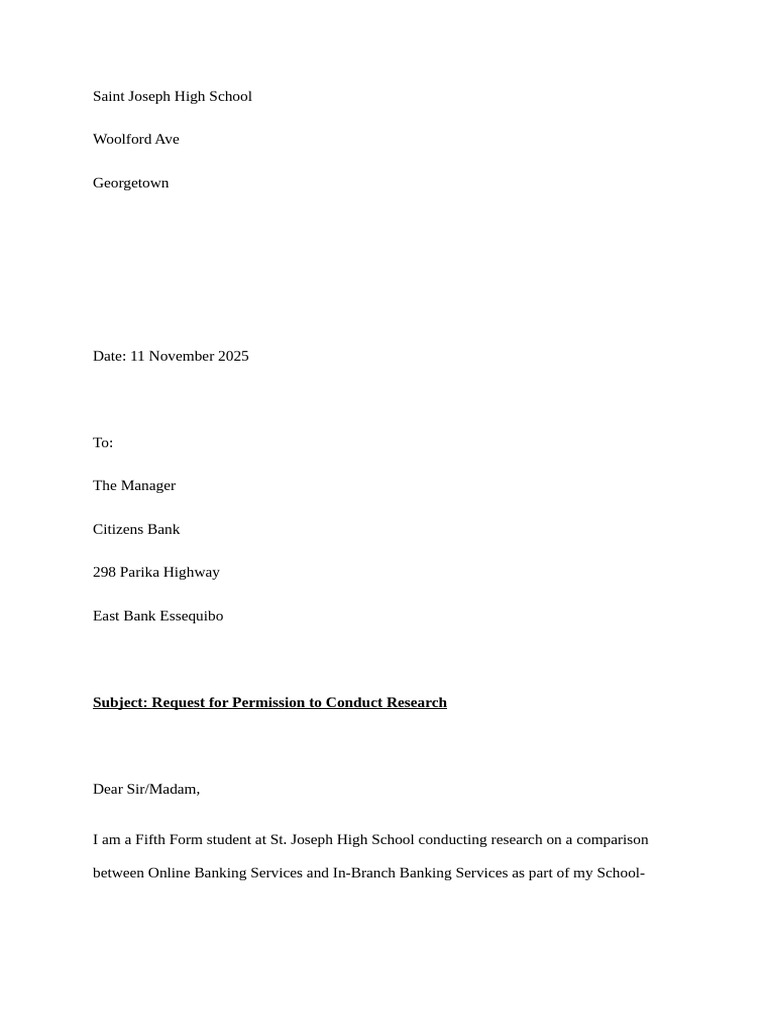 Letter of Request | PDF