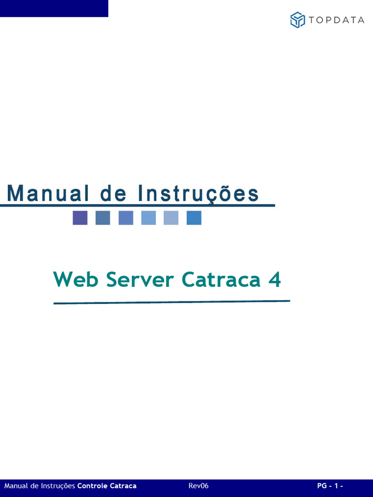 Manual Web Server Catraca | PDF | Rede mundial de computadores ...