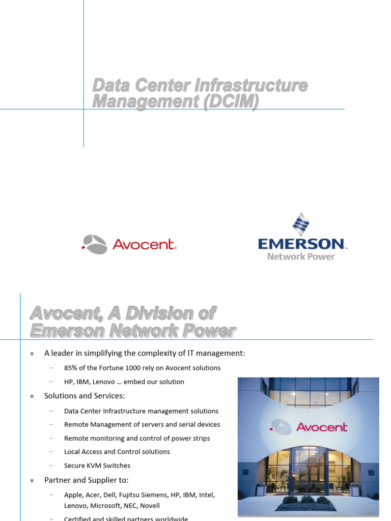 DCIM Solutions by Emerson Network Power | PDF | Data Center ...