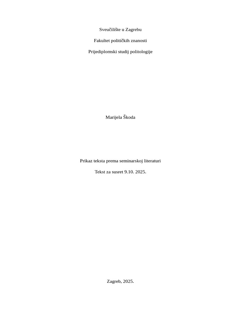 Podnesak 1 | PDF