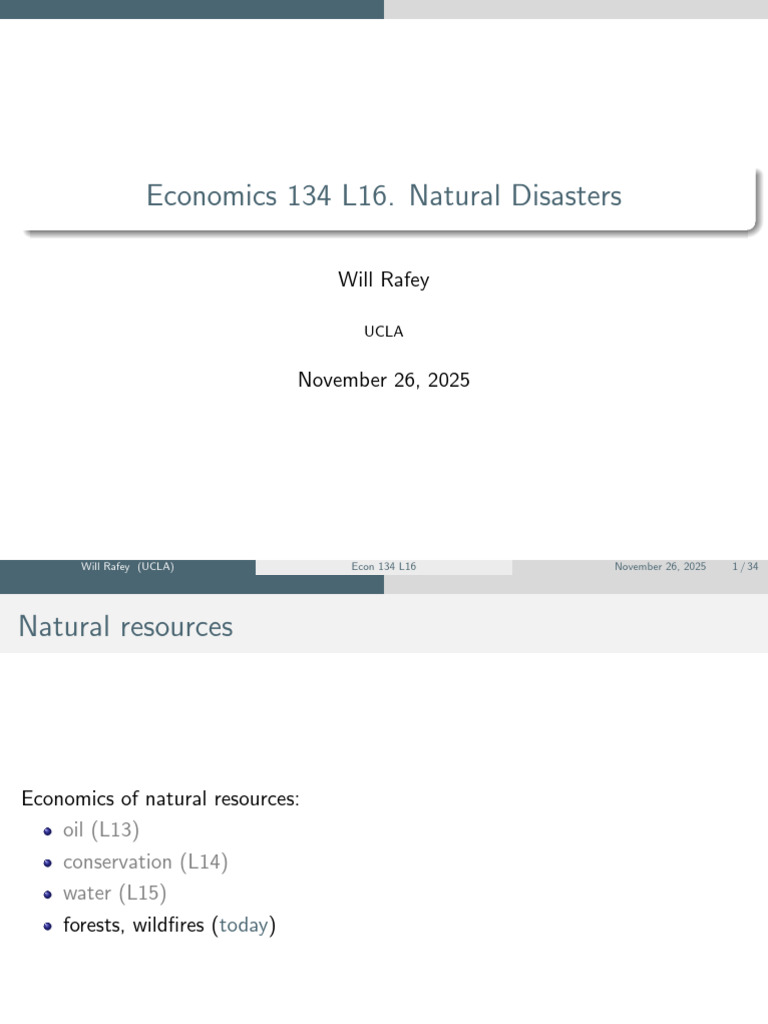 Econ_134_F25_L16 | PDF | Wildfire | Microeconomics